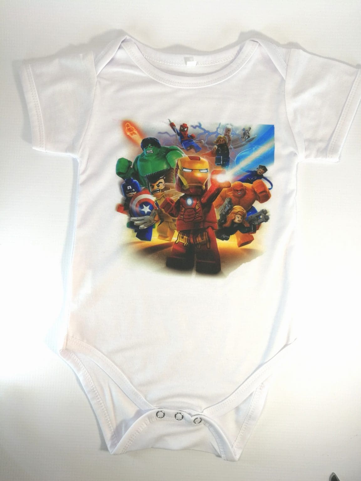 Sublimation Blanks : Short Sleeved Babygrow/Body Vest - SA Sublimation ...