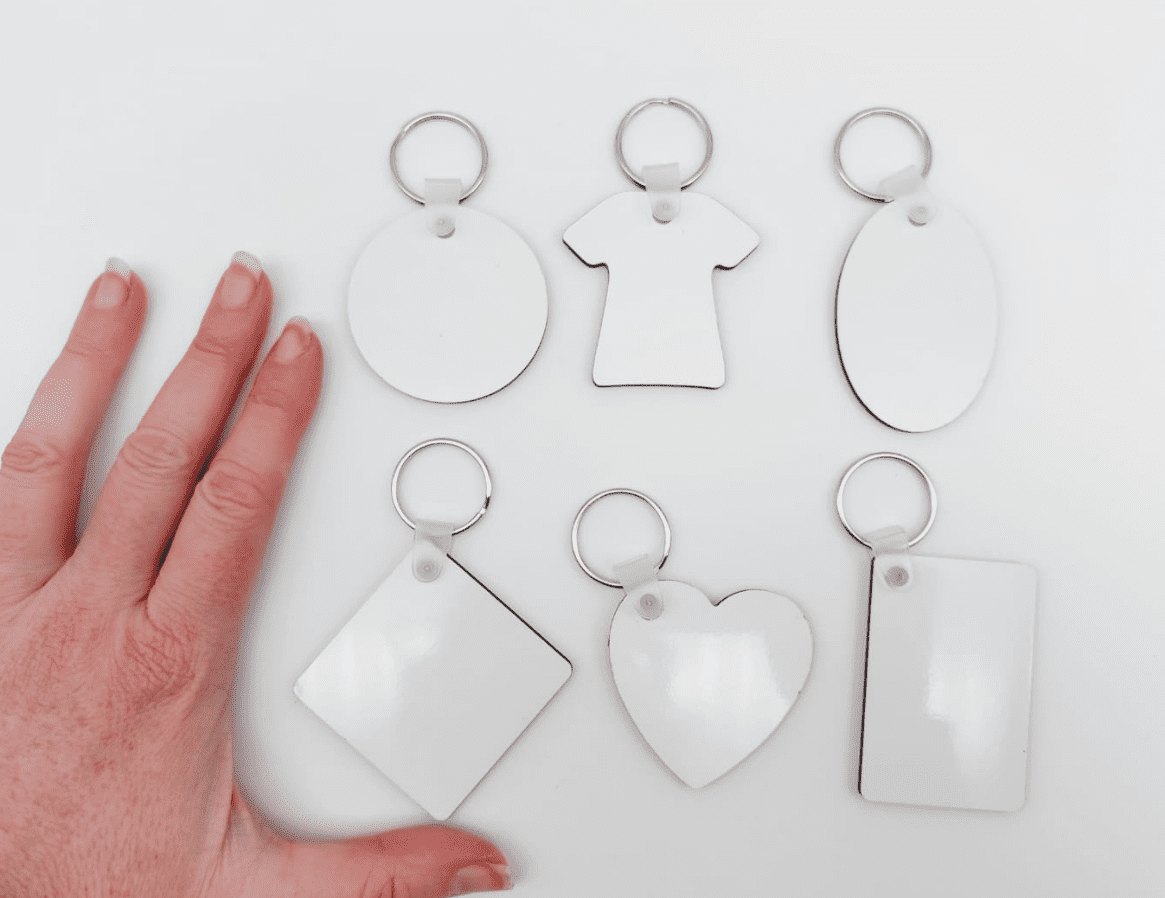 Sublimation Blanks : Various Shaped MDF Keyrings (end of range) - SA ...
