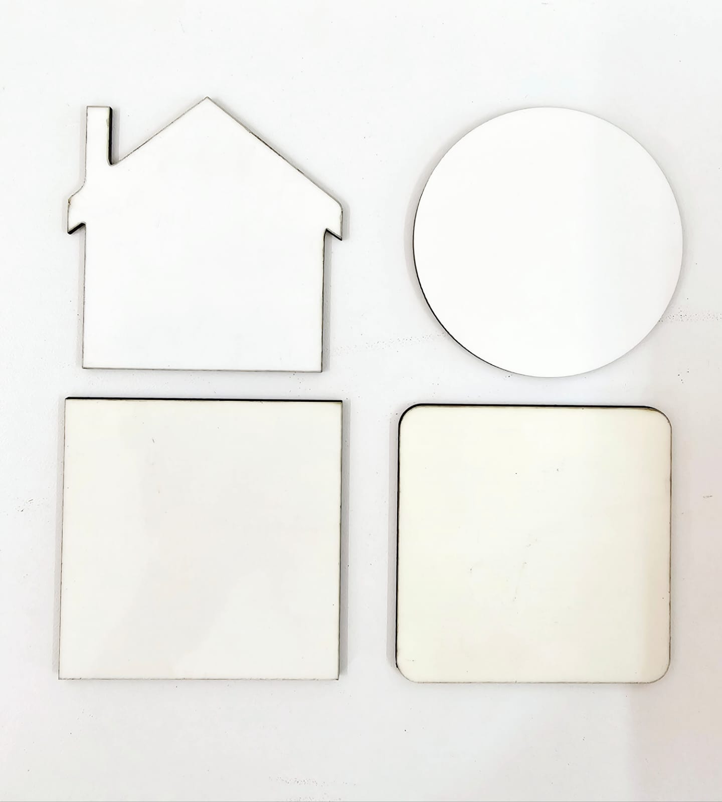 Laser Sublimation Blanks : Super Glossy 3mm Single Sided COASTERS ...