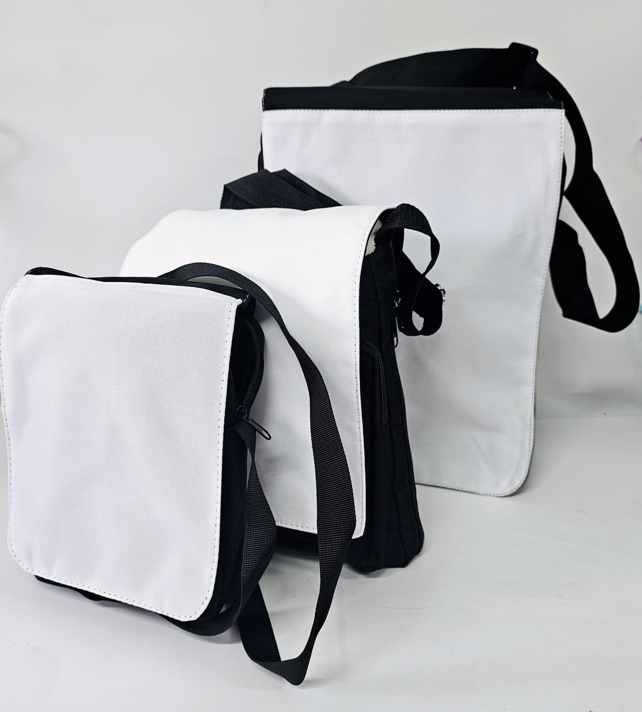 Sublimation Blanks : Black Shoulder Bags (ZZ)(TTX) - SA Sublimation Blanks