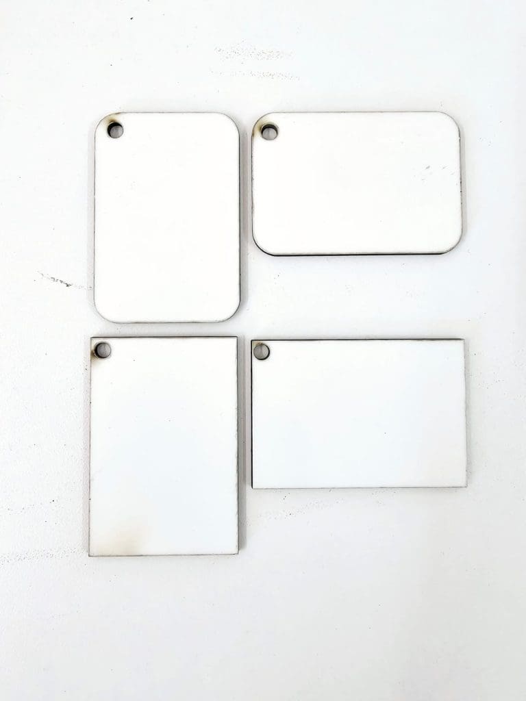 Laser Sublimation Blanks : Super Glossy 3mm Single or Double Sided ...
