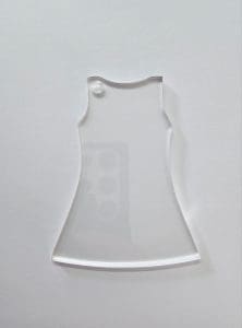 Acrylic Shapes : CLEAR Netball Dress Keychain (1.5, 2, 3 & 5mm) - SA ...