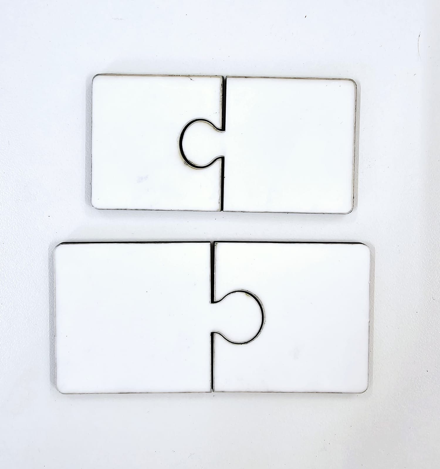 Laser Sublimation Blanks : 2 Piece Super Glossy 3mm Sublimation MDF ...