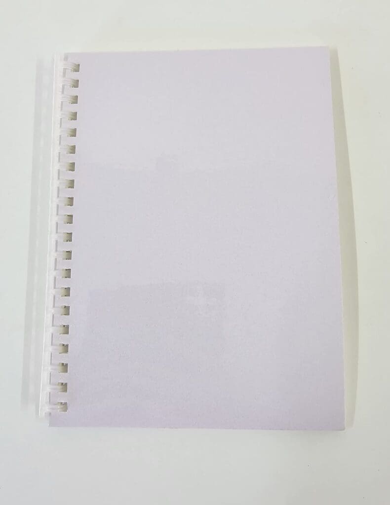 Sublimation Blanks : A5 & A6 Ring Bound Glossy Cardboard Notebook For ...