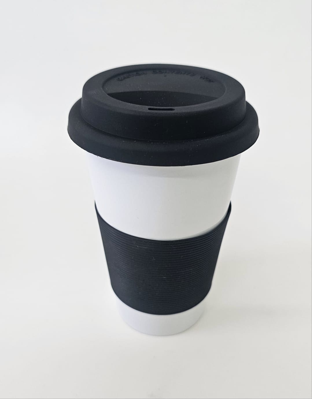 Sublimation Blanks : 15oz Ceramic Latte Mug (With Silicone Black Lid ...