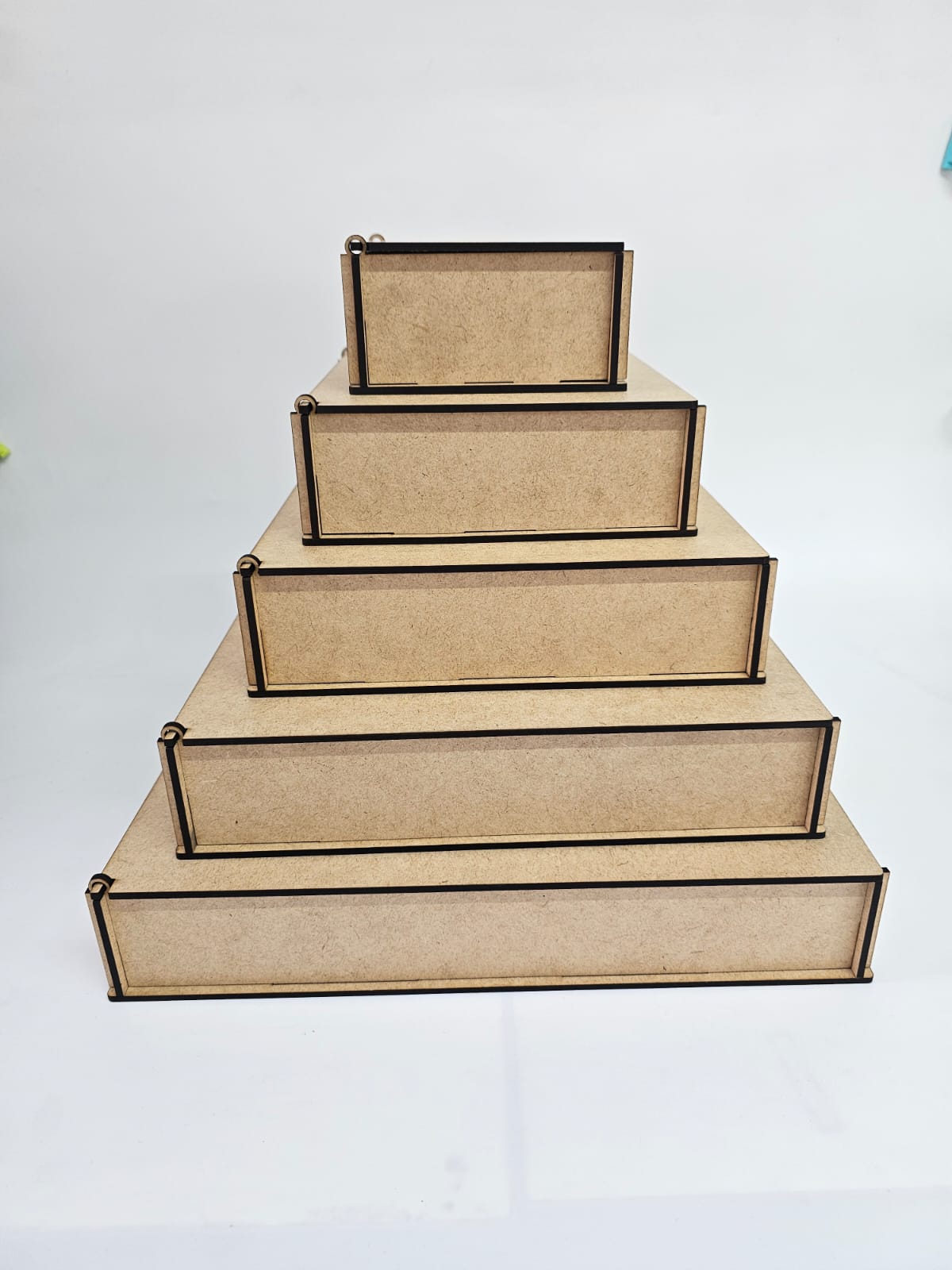 Laser Blanks : 3mm Plain Square MDF Wooden Boxes (5 Sizes) - SA ...