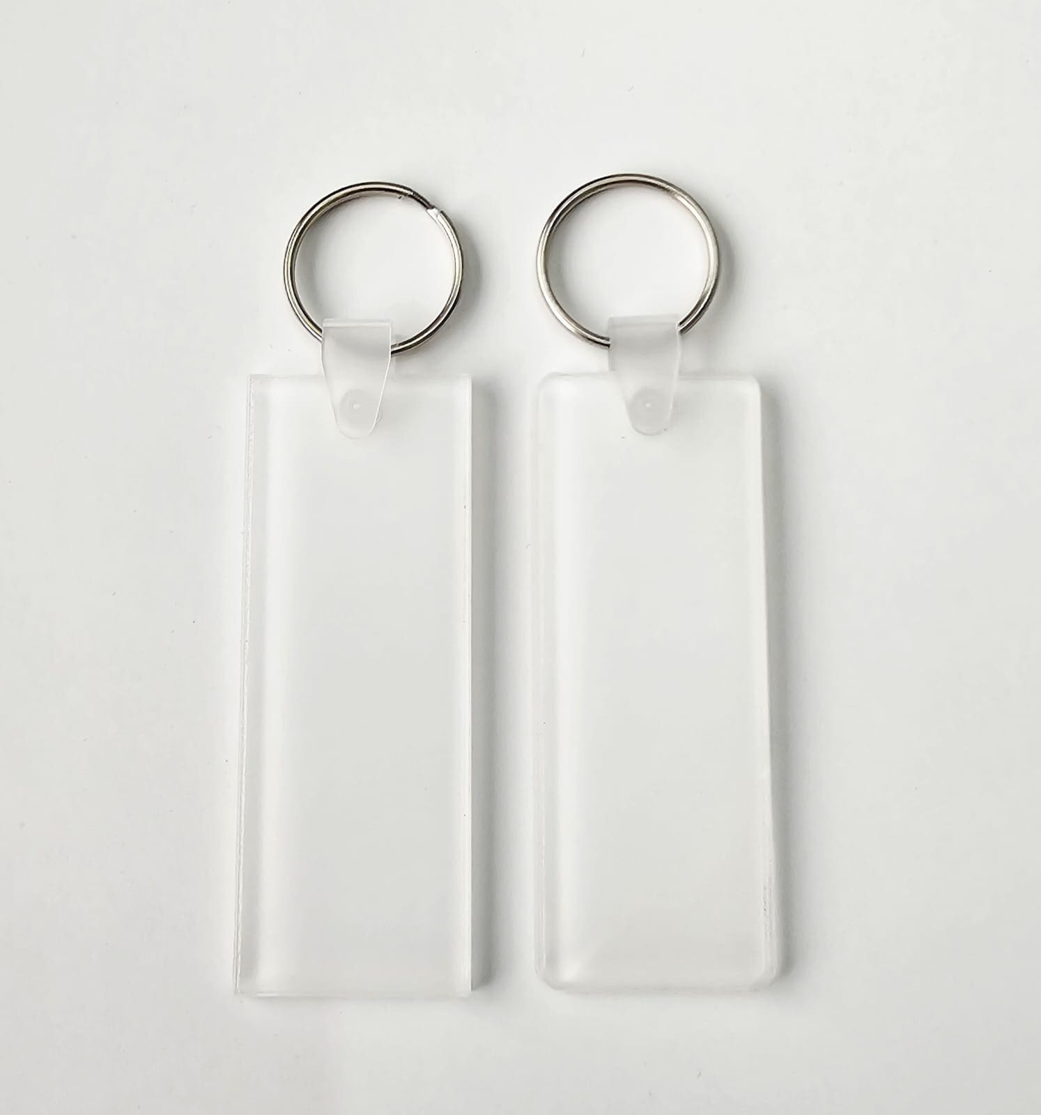 Laser Sublimation Blanks : 3 or 4mm RECTANGLE Subli-Acrylic, Keychain ...