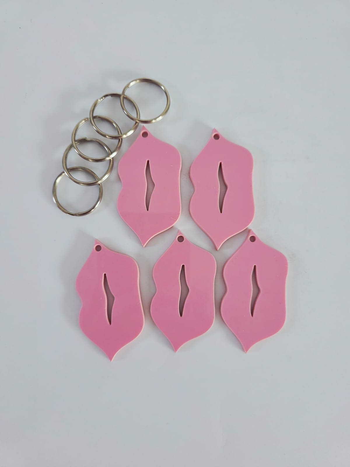 Laser Acrylic Shapes : Pastel Acrylic Range : Lip Shape Keychain, Disc ...