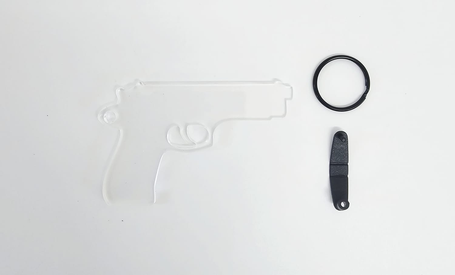 Laser Acrylic Shapes : CLEAR Acrylic GUN Shapes (3 & 5mm) - SA ...