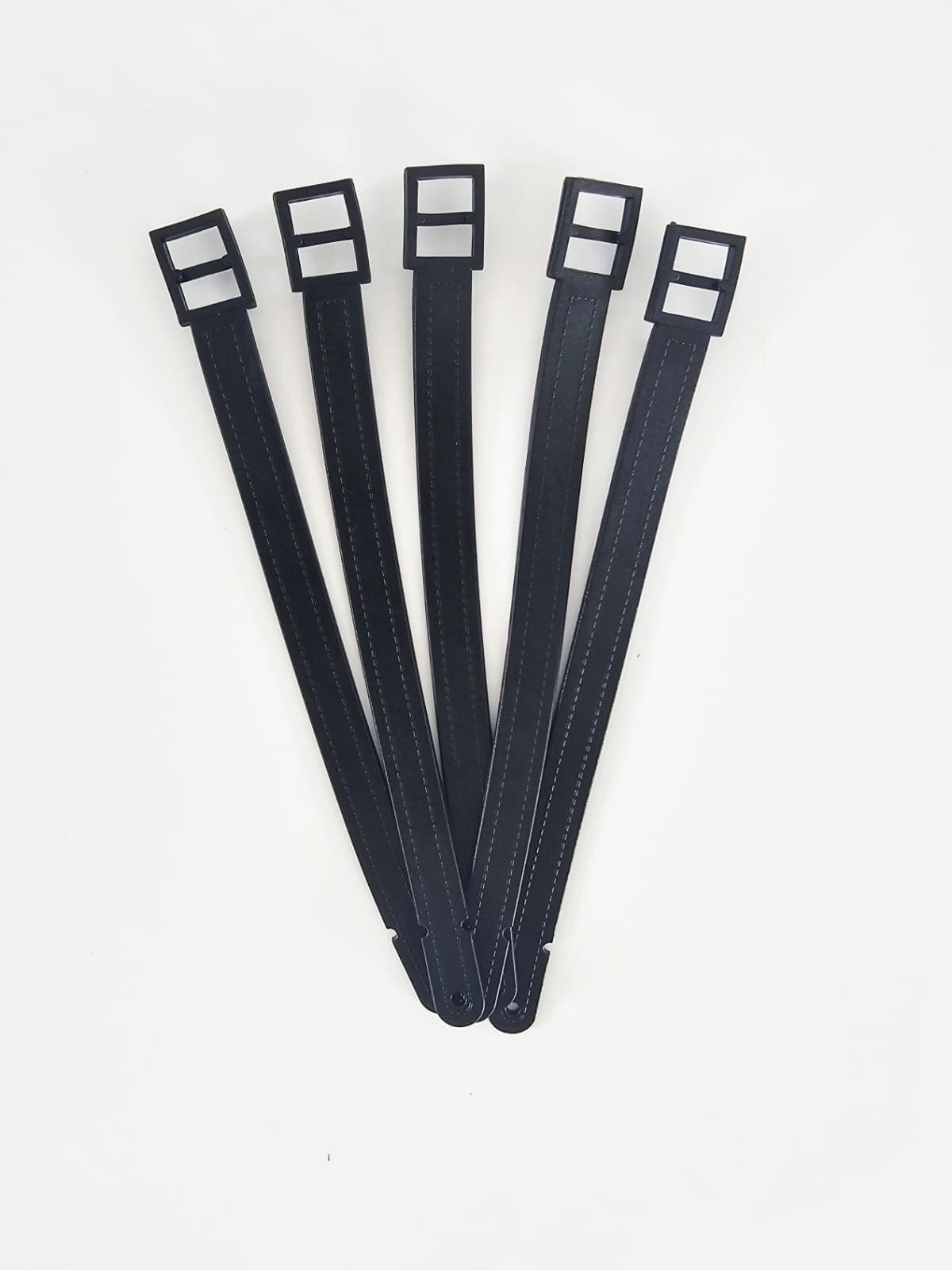 Black Luggage Straps for Tag Holders (Set of 5) - SA Sublimation Blanks