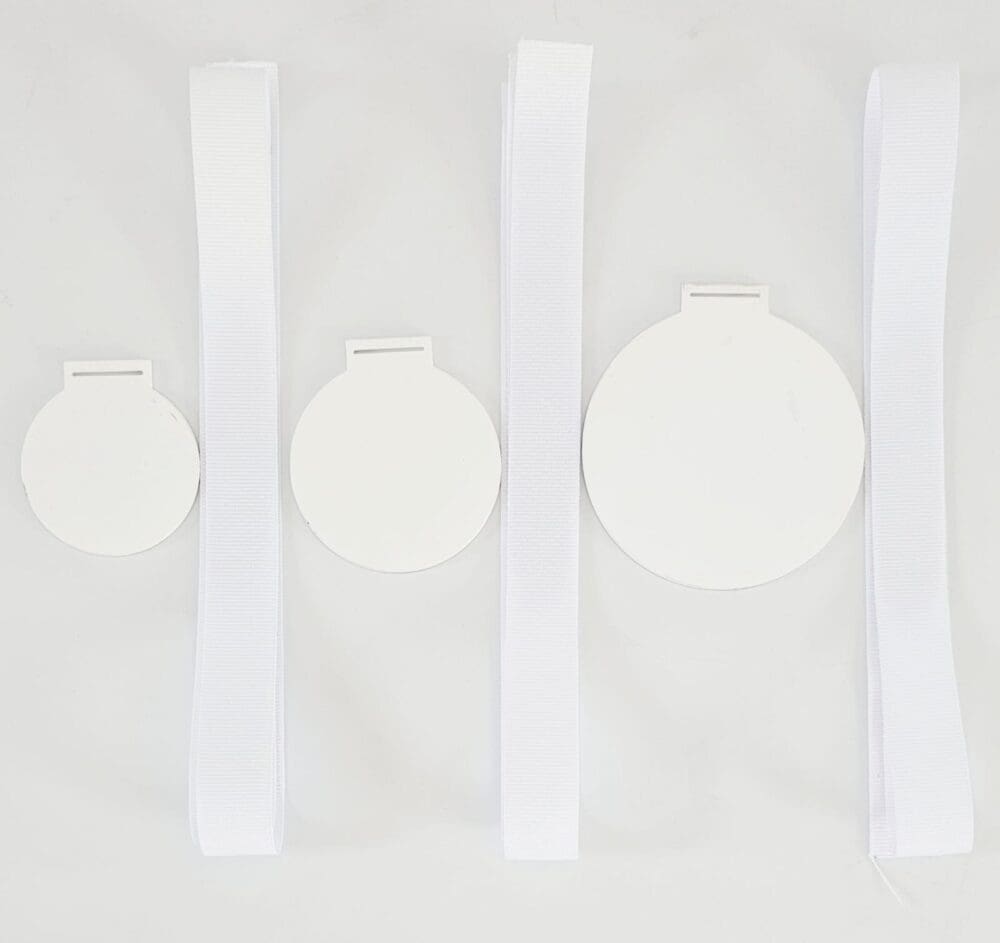 Laser Sublimation Blanks : 2mm White Subli-Lux Medals with Sublimation ...
