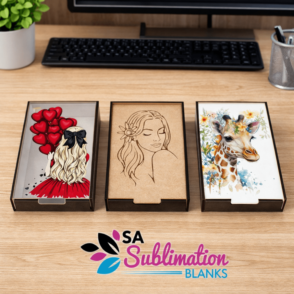 Laser Sublimation Blanks : DIY MDF Sliding Box with 3 lid options - SA ...